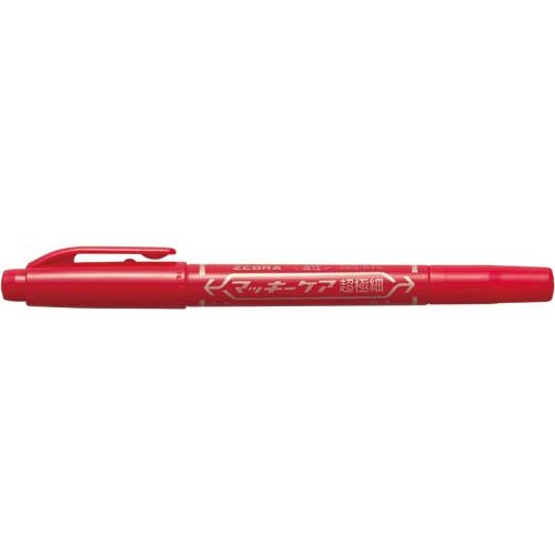 Zebra Permanent Marker Mackie Care Ultra Fine Red 5 Sticks : Amazon.in ...
