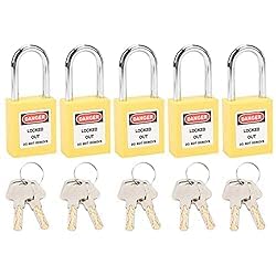 Safety Padlock, Insulation Tagout Lock Lockout Padlock for Construction ...