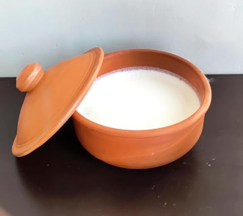 Buy Mrittika Art Y Handmade Terracotta Dahi Handi,Best Curd Settler ...