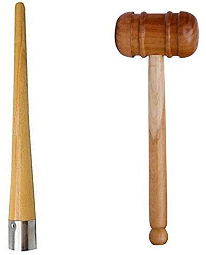 Buy venus gems - Wooden Mallet Hammer for Knocking Cricket Bat ...