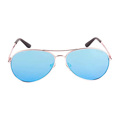 Buy GUESS Aviator Sunglasses with Rose Gold Lens for Unisex at Amazon.in