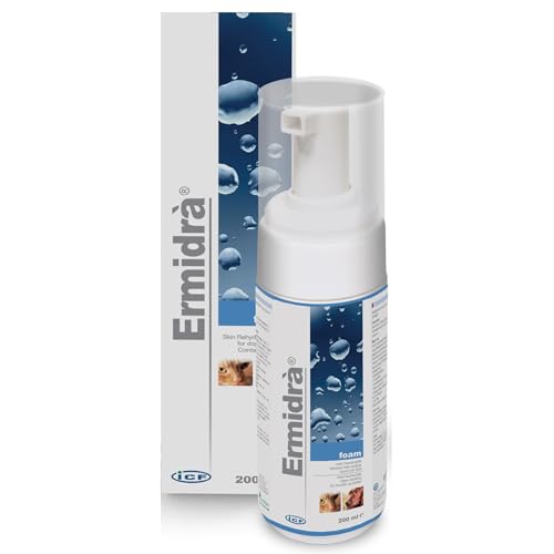 ICF Ermidrà Foam Dry Shampoo for Dogs & Cats - Dry Itchy Skin Relief ...