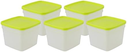 Amazon.com: Arrow Plastic 00042 5 Pack 1 Pint Stor-Keeper Freezer ...