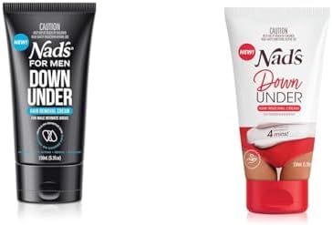 Amazon.com : Intimate Hair Removal Cream Bundle - Includes 1x Nad's Women's &1x Nad's For Men ...