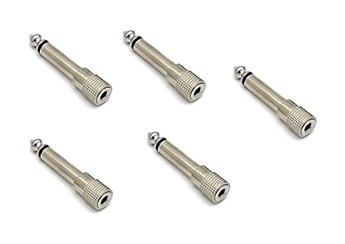 ESPtronics (5 Pcs) 36.5mm to 3.5 mm Converter Mic Microphone 6.35mm ...