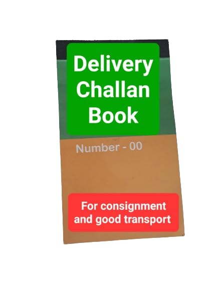 Generic Delivery Challan, Pack of 1 : Amazon.in: Office Products