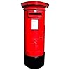 Amazon.com: British Red Post Box - Miscellaneous Large Cardboard Cutout ...