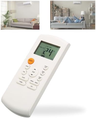 Amazon.com: Universal Air Conditioner Remote Control Replacement for ...