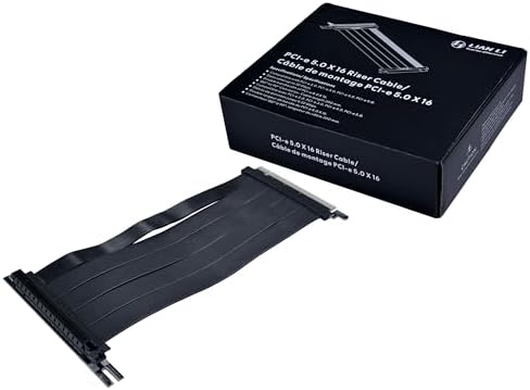 Amazon.com: Lian Li - PCIE 5.0 Riser Cable Premium PCI-E 16X 5.0 Double ...