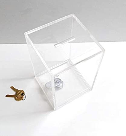 Smiley Fox Acrylic Donation Box, Danpatra, with 2keys Suggestion box ...