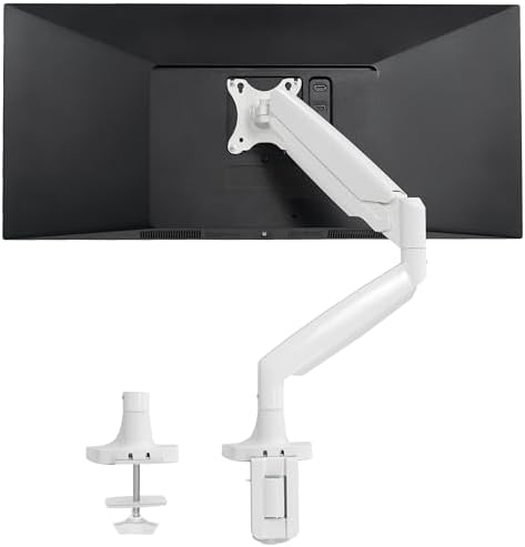 Amazon.com: ARES WING Ultrawide Monitor Arm White for 17 to 49 Inch ...