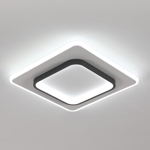 Seamoon Plafoniera LED Quadrata, 40W Lampada da Soffitto Moderna ...