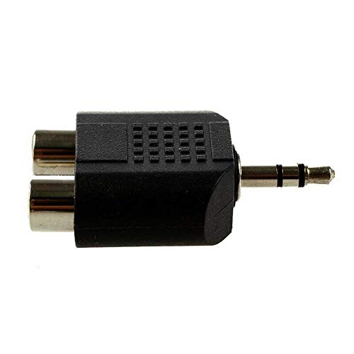 ELECTROPRIME 3.5mm Stereo Plug to Dual RCA Jack Adapter J2O8 : Amazon ...