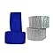 Amazon.com: Black and Metallic Silver Crepe Paper Streamers, 4 Rolls ...