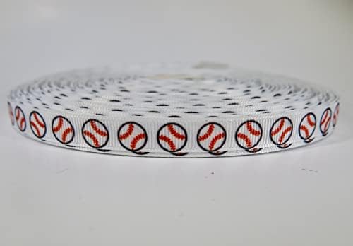Amazon.com: Craig Bachma 1.5" Baseball Ribbon (10 Yards) Sports Craft ...