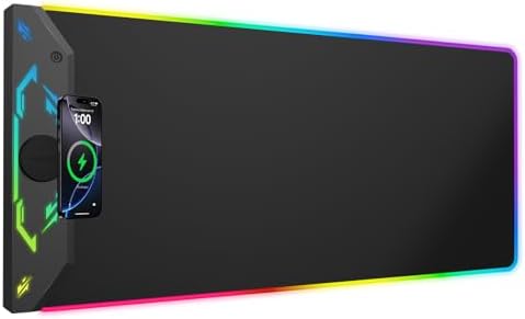Amazon.com: Gaming Mouse Pad, Magnetic Wireless Charging Mouse Pad ...