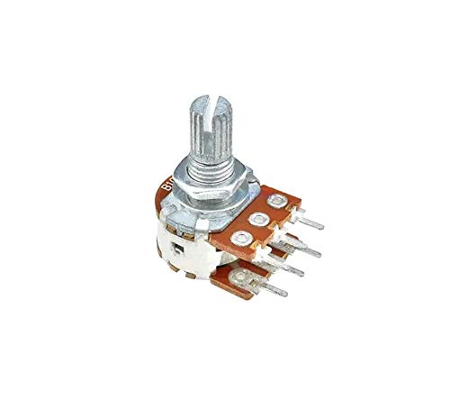 100K Rotary Dual Gang Potentiometer (Dual Taper Rotary Potentiometer ...
