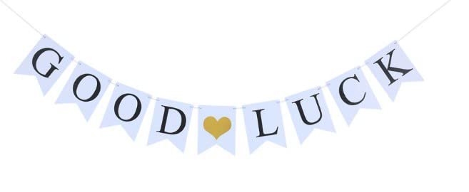 Good Luck Banner Printable