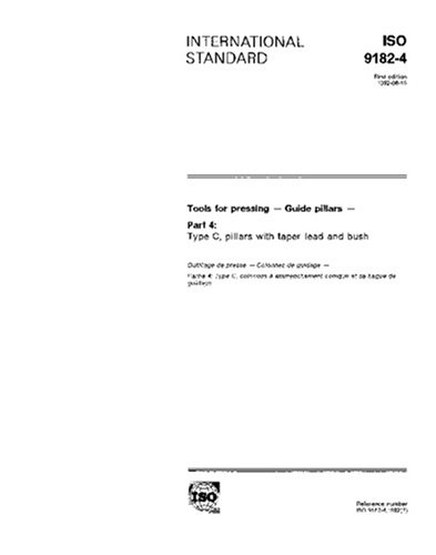 ISO 9182-4:1992, Tools for pressing - Guide pillars - Part 4: Type C ...