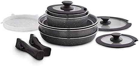 Tower Freedom T800200 13 Piece Cookware Set with Ceramic Coating ...