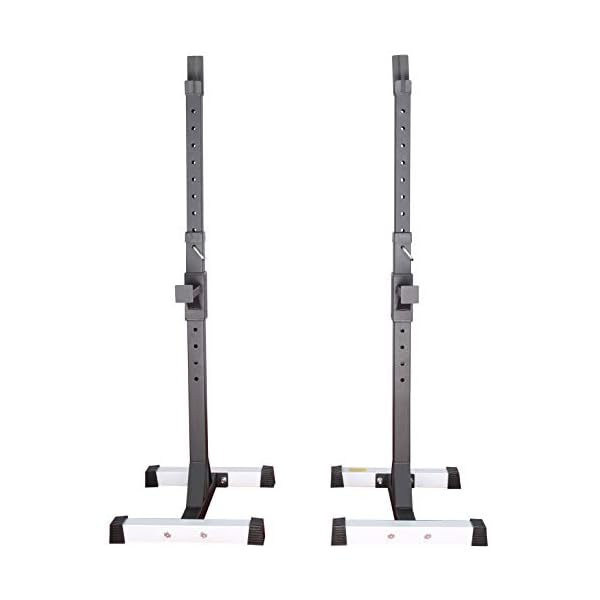 RIP X Adjustable Weight Lifting Squat Rack Stands with Spotters ...