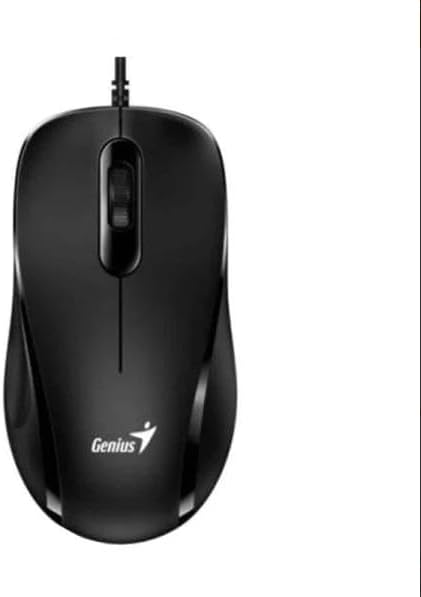 GENIUS Mouse Optico DX-101, Alambrico, 1000DPI, 3 Botones, USB, Negro ...