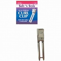 Amazon.com : Soft 'n Style Boxed Pin Curl Clips 100 per Box "The Slide ...