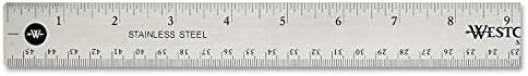 Amazon.com : Westcott 10417 Stainless Steel Office Ruler with Non Slip ...