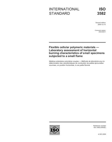 ISO 3582:2000, Flexible cellular polymeric materials - Laboratory ...