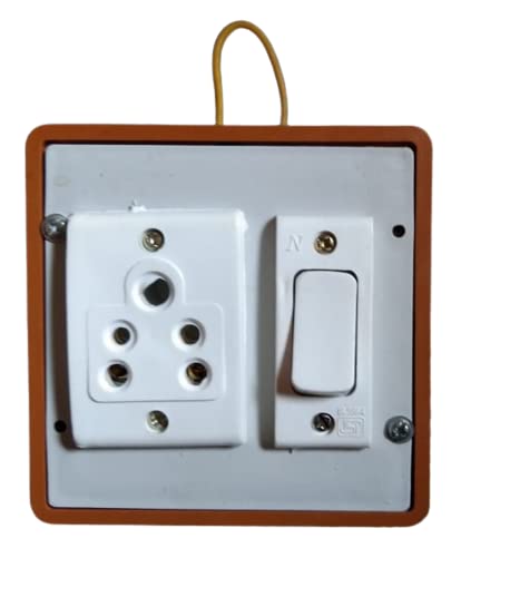 Buy Sharda MARKETING's Extension Board 3 Pin 220V Plug Brown PVC 5 Amp ...