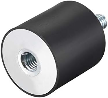 sourcing map M10 Male Female Silent Block Support Rubber Shock Absorber ...