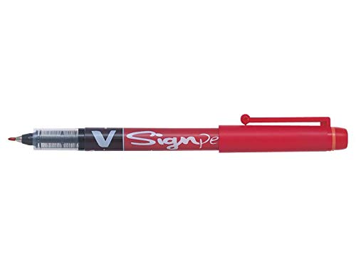 Pilot V Sign Red Pen|Set of 3 : Amazon.in: Office Products