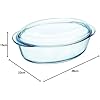 Pyrex Glass Oval Casserole, 5.8 L : Amazon.co.uk: Home & Kitchen