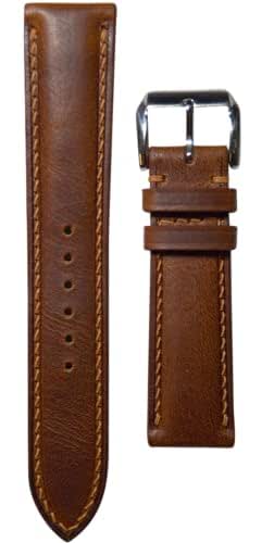 Amazon.com: Badalassi Wax Leather Watch Straps - Made to Order - High ...