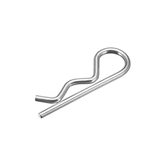 uxcell 1.8mm x 32mm Carbon Steel R Shaped Spring Cotter Clip Pin ...