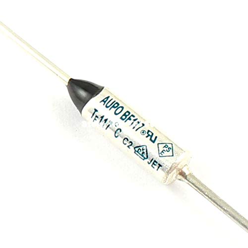 10 Pcs Per Lot AUPO Thermal Fuse Cutoff TF 117 Degree 250V 10A BF117 ...