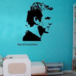 Stunning Stickers David Beckham Wall Sticker White XL 120cm x 144cm ...