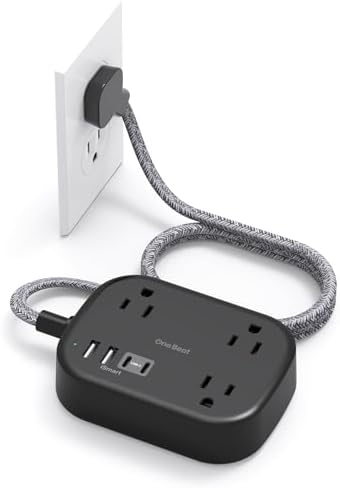 Amazon.com: Cruise Ship Essentials, Travel Power Strip with USB C, Flat ...