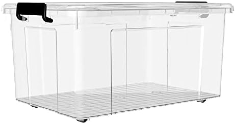 NOW & ZEN 110 Litre Large Plastic Container Multipurpose Stackable ...