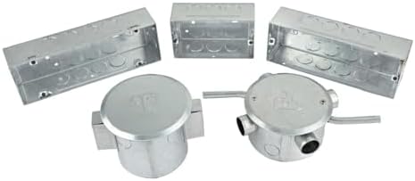 1.2 MM Galvanised Iron Modular Concealed Metal Switch Box, Premium ...