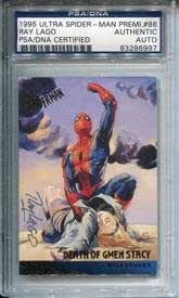 Ray Lago Autographed Ultra Spider-Man Card 1995 - Signed MLB Baseball ...