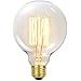 Globe Electric 60W Vintage Edison G30 Vanity Tungsten Incandescent ...