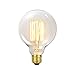 Globe Electric 60W Vintage Edison G30 Vanity Tungsten Incandescent ...
