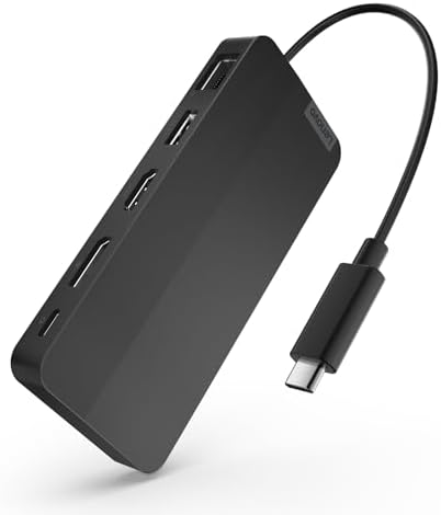 Amazon.com: Lenovo USB Type-C Dual Display Travel Dock (No AC Adapter ...