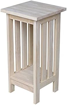 Amazon.com: IC International Concepts 24-Inch Mission Style Plant Stand ...