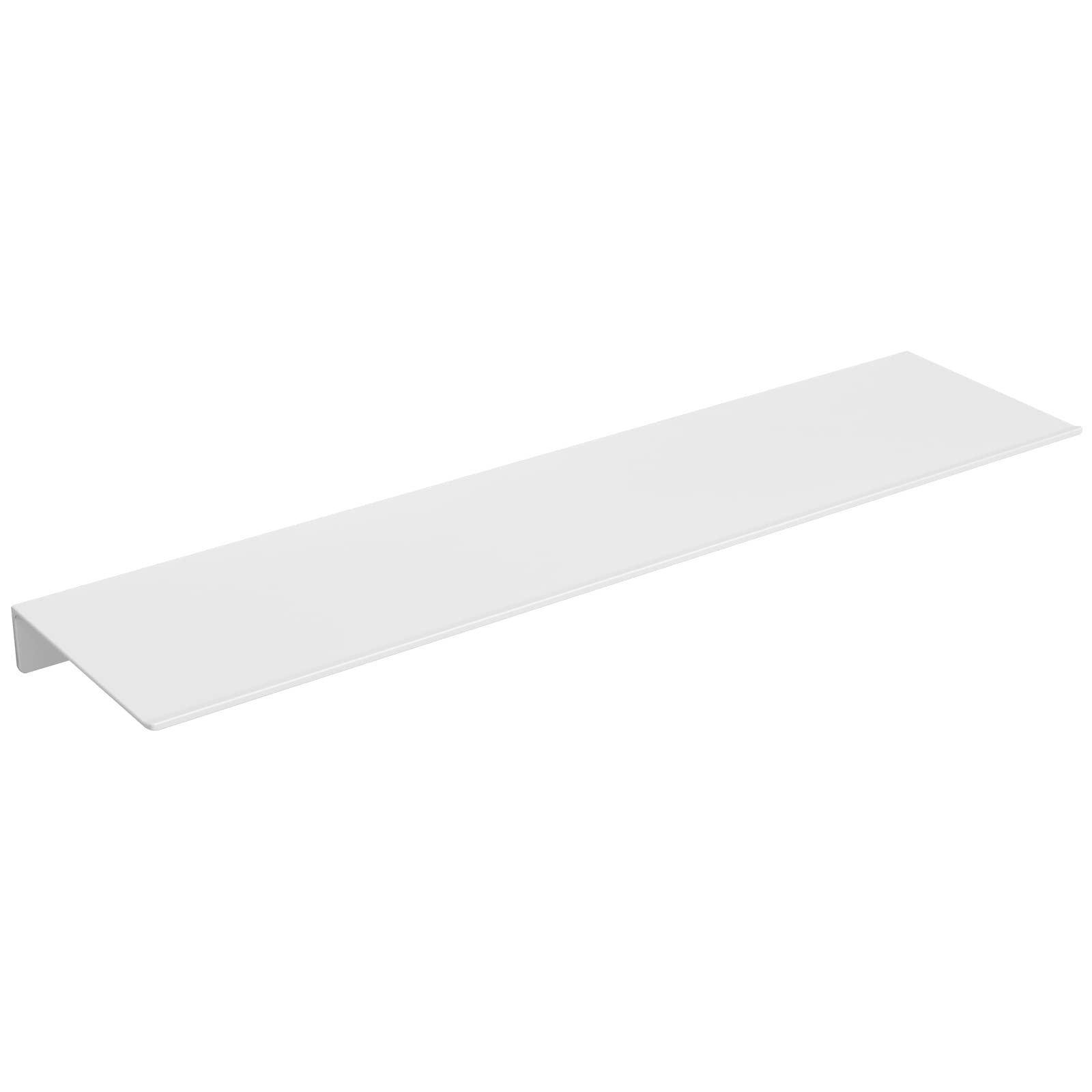 Amazon.com: Danpoo White Floating Shelf for Wall Storage, Metal Wall ...