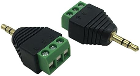 Amazon.com: AAOTOKK 4 Pole 3.5mm Screw Terminal 3.5mm (1/8) Stereo TRRS ...