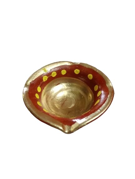 Buy Handmade Clay Diya,can be Used as Tea Candle Holder,Big Sized Puja ...