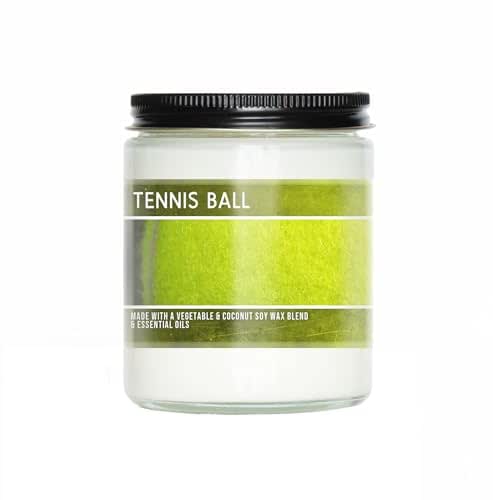 Amazon.com: Tennis Ball 6oz Medium Single Wick Scented Candle : Home ...