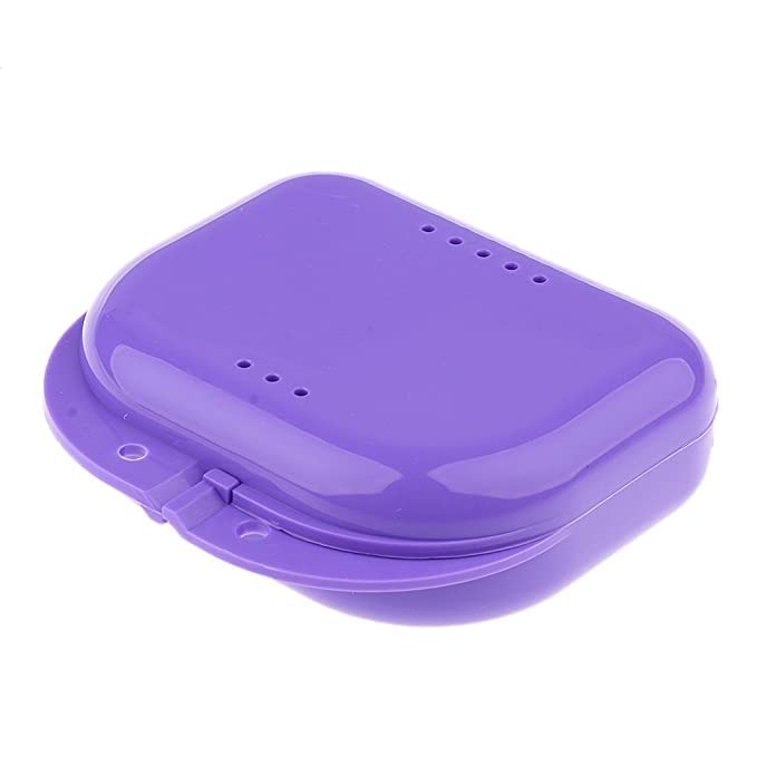 Gold Cura Dental Orthodontic Retainer Box | Aligner Case | Mouth Guard ...